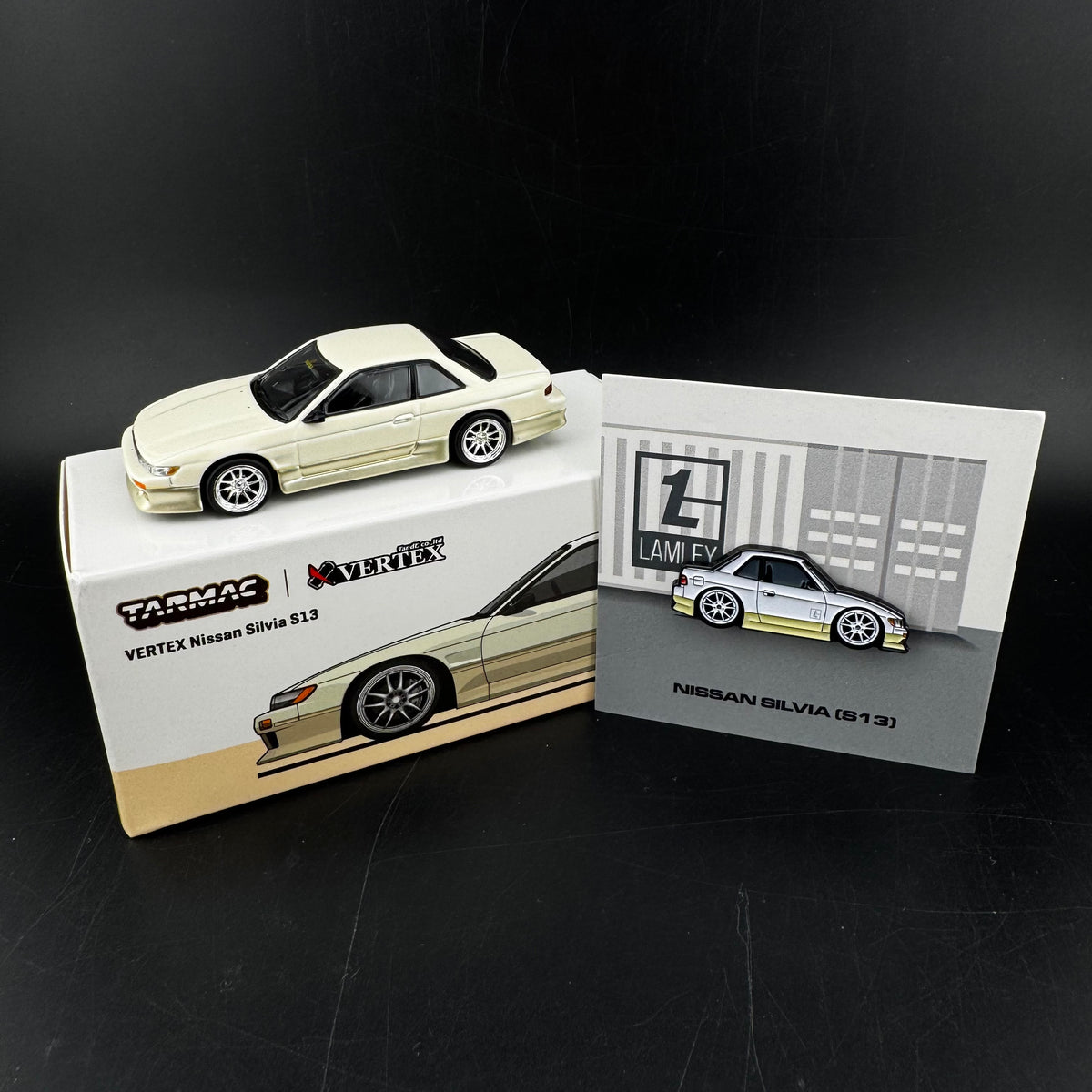 Lamley Special Edition Tarmac Works VERTEX Nissan Silvia S13 & Leen Cu ...